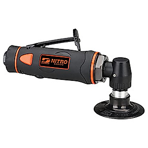 Dynabrade (DS53) 3" (76 mm) Diameter Right Angle Disc Sander | 1/4" Collet, 0.5 hp 14000 RPM Pneumatic Motor | Includes 3" Locking-type (R-type) Disc Pad
