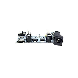 MB102 Mini Micro USB Interface Breadboard Power Supply Module MB-102 Module for DIY Kit White DC 7-12V 2 Channel Board,Micro USB
