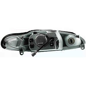 Evan Fischer Driver and Passenger Side Headlight Set of 2 Compatible with 1997-2002 Ford Escort, Fits 1997-1999 Mercury Tracer - FO2502137, FO2503137