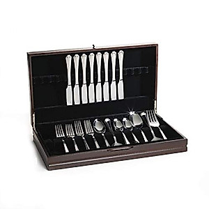 Wallace Dark Walnut Sinlge Flatware Chest, 19-Inch