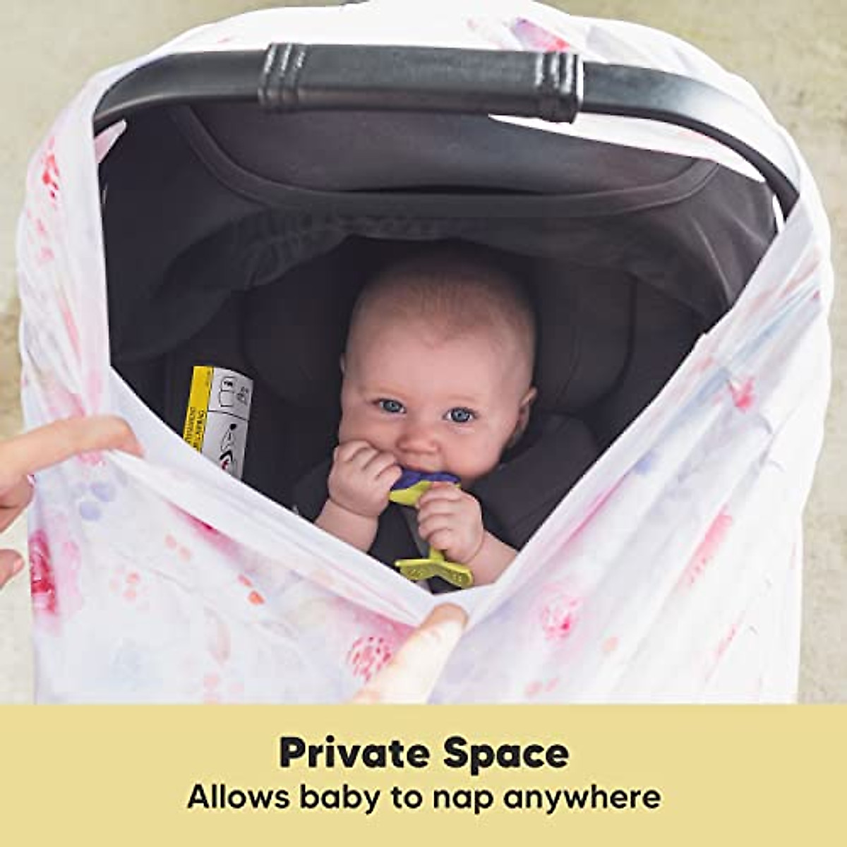 KeaBabies Car Seat Covers for Babies and Portable Diaper Changing Pad - Nursing Cover - Waterproof Foldable Baby Changing Mat - Baby Car Seat Cover - Travel Diaper Change Mat - Nursing Covers