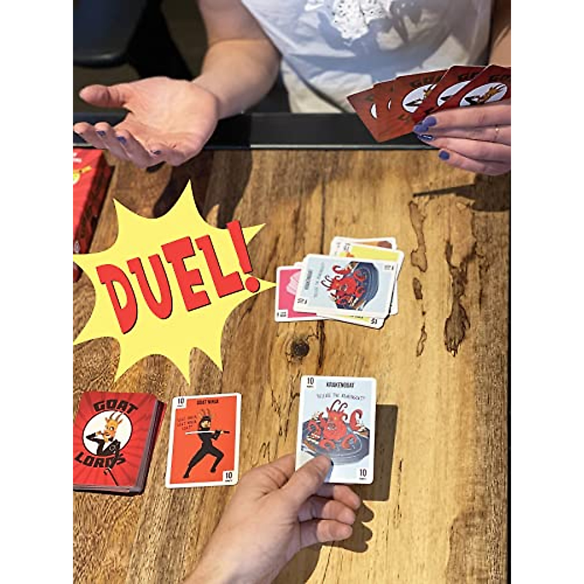 Gatwick Games Goat Lords, Hilarious, Addictive and Competitive Card Game with Goats, Best Card Games for Families, Adults, Teens, and Kids, Makes for Great Stocking Stuffers, 2-6 Players