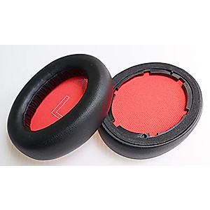 V-MOTA Earpads Compatible with Soundcore Anker Life Q10 / Q10bt Wireless Headset,Replacement Cushions Repair Part (Black+Red)