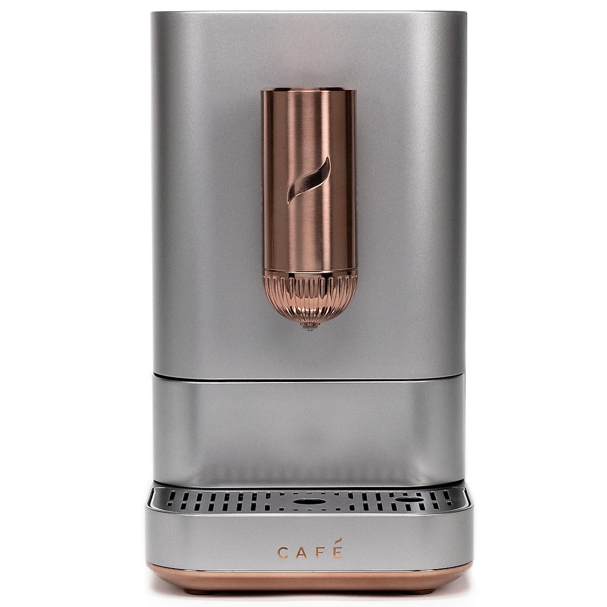 Café Affetto Automatic Espresso Machine | Brew in 90 Seconds | 20 Bar Pump Pressure for Balanced Extraction | Five Adjustable Grind Size Levels | WiFi Connected for Drink Customization | Steel Silver