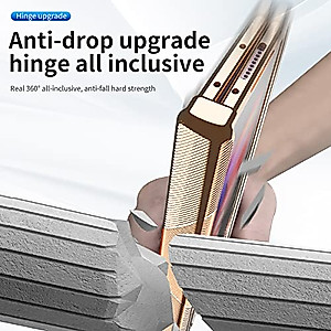 Case for Samsung Galaxy Z Fold 3 5G 2021, Plating Crystal Kickstand Case with S Pen, Removable Hinge Protection Holder and Built-in Camera Lens Protector and Front Screen Protector