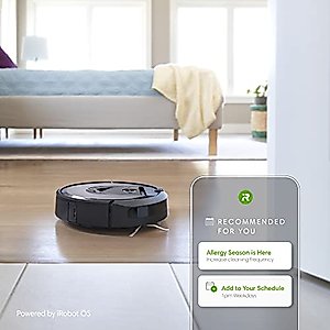 iRobot Roomba i6+ (6550) Robot Vacuum with Automatic Dirt Disposal-Empties Itself for up to 60 Days, Wi-Fi Connected, Works with Alexa, Carpets, + Smart Mapping Upgrade - Clean & Schedule by Room