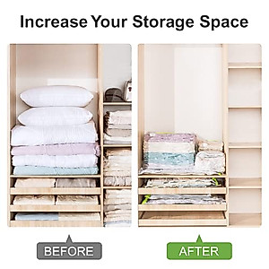 Umimile Vacuum Storage Bags with Electric Pump, 12 Pack (3 Jumbo, 3 Large, 3 Medium, 3 Small) Space Saver Bag, Vacuum Sealer Bags for Clothes, Mattress, Blanket, Duvets, Pillows, Comforters,Travel, Moving