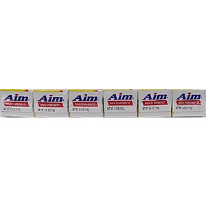 Aim Toothpaste 6 oz Tube (pack of 6) Fresh Mint gel