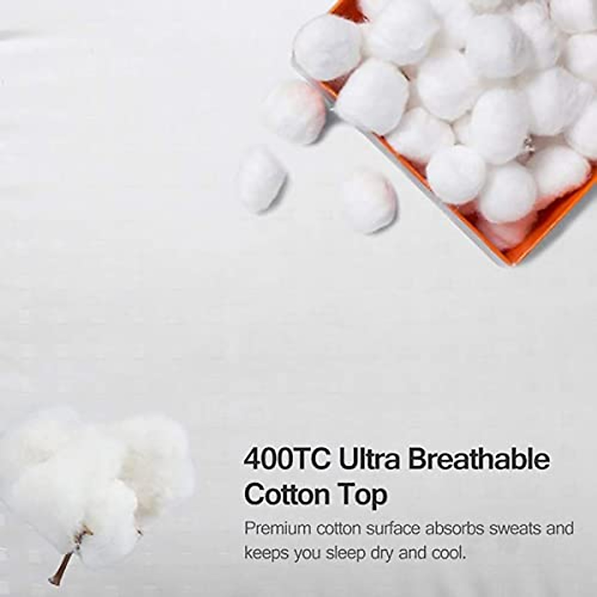 5" Gel Memory Foam Mattress, QD123 (Twin)