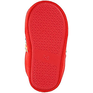 Sesame Street Boys' 2-Piece Pajama Set Monster Print with Cozeez Slippers, Turquoise, Toddler Size 3