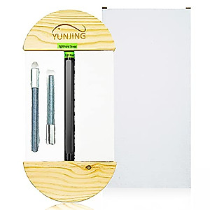 YUNJING Pant Stretcher for Jeans with Alloy Aluminium Adjustable Buckle Waistband Stretcher Instant Stretch 30" to 59"