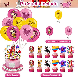 Manana Sera Bonito Party Decorations,Birthday Party Supplies For Manana Party Supplies Includes Banner - Cake Topper - 12 Cupcake Toppers - 18 Balloons