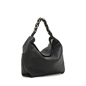Vince Camuto womens Lyona Hobo Bag, Black, One Size US