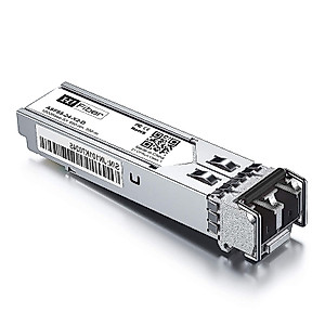 2 Pack of SFP Transceiver Multimode Gigabit Mini-GBIC Module Bundle with 1meter OM3 LC to LC Fiber Patch Cable, 1000Base-SX Compatible for Netgear AGM731F and More
