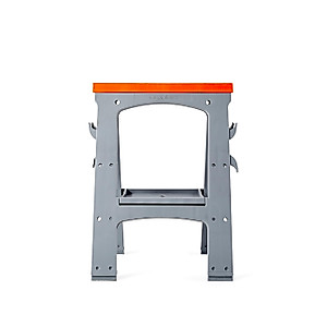 Amazon Basics Folding Sawhorse - Set of 2, 900 Pound Capacity