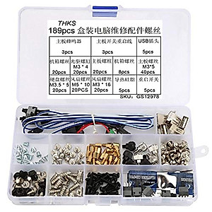 189pcs / Motherboard Hard Disk Screw PC Classification Set for Computer Notebook Repair Screw Thermal Grease SCRW-127147