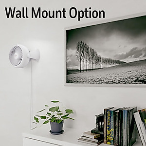 Honeywell HT-904 TurboForce Tabletop Air Circulator Fan, Small, White – Quiet Personal Fan for Home or Office, 3 Speeds and 90 Degree Pivoting Head