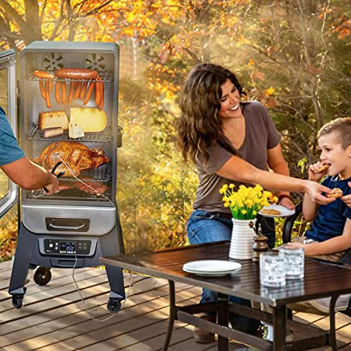 RTD Temperature Sensor Probe Compatible with Pit Boss 2-Series 3-Series Digital Electric Vertical Smoker, Part Number PB-39P600 Part, Electric Grill Temperature Probe Sensor