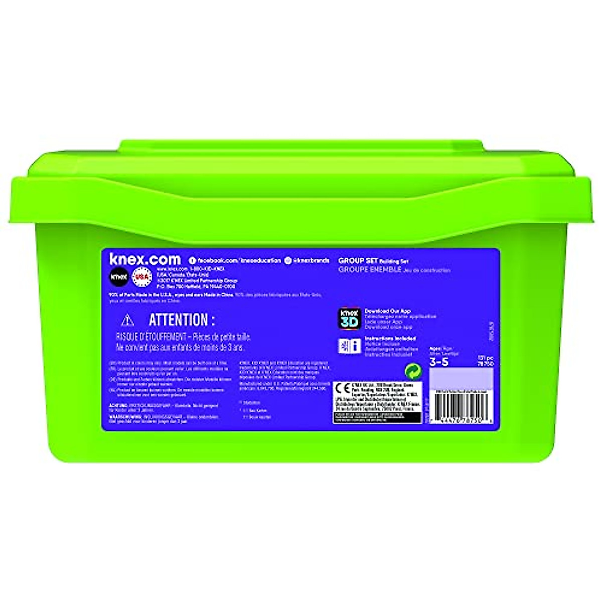 K’NEX Education – Kid K’NEX Group Building Set – 131 Pieces – Ages 3+ – Preschool Educational Toy