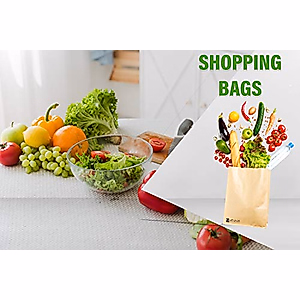 Qutuus 10x5x13 Kraft Paper Bags 100 Pcs Kraft Shopping Bags, Paper Gift Bags, Retail Bags, Recycled Bulk Paper Bags, Brown Paper Bags with Handles Bulk