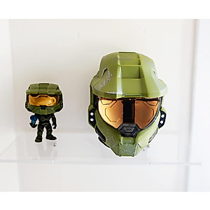 HALO Master Chief Helmet Figural Mood Light | Nightstand Table Lamp with LED Light for Bedroom, Desk, Living Room | Home Decor Kids Room Essentials | Video Game Gifts And Collectibles | 6 Inches Tall
