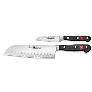 Wusthof Classic 2-Piece Asian Santoku and Paring Knife Set