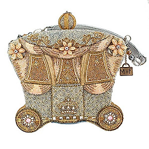 Mary Frances Royal Ride Top-Handle Princess Carriage Handbag, Silver
