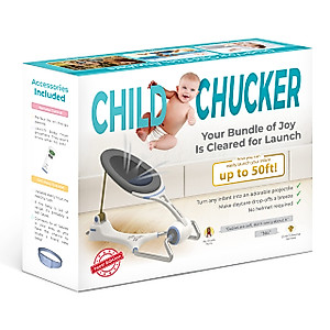 Witty Yeti Hilarious Child Chucker Gag Gift Empty Box Wrap Your Real Present Inside to Prank Friends or Family with This Practical Joke for Men or Women. Funny Idea for New Parents or Baby Shower.