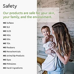 Puracy Shampoo & Body Wash for Children - Perfect Skin, Pure Ingredients - with 12 Fruit & Vegetable Extracts for Silky Smooth Skin, Gentle Citrus Grove Aromas, 98.8% from Mother Nature (12 Oz, 2-Pk)