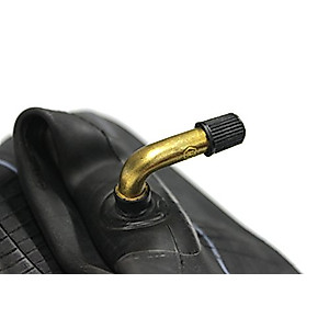 Deli Tire Lawn and Garden Inner Tube, TR87 Bent Valve Stem, for Wheelbarrows, Tractors, Mowers, Carts (4.10/3.50-5)