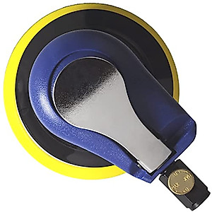 5-inch air palm random orbital sander, dual-action pneumatic polisher speed adjustable grinding sanding with 5-inch pad, random orbit air sanders