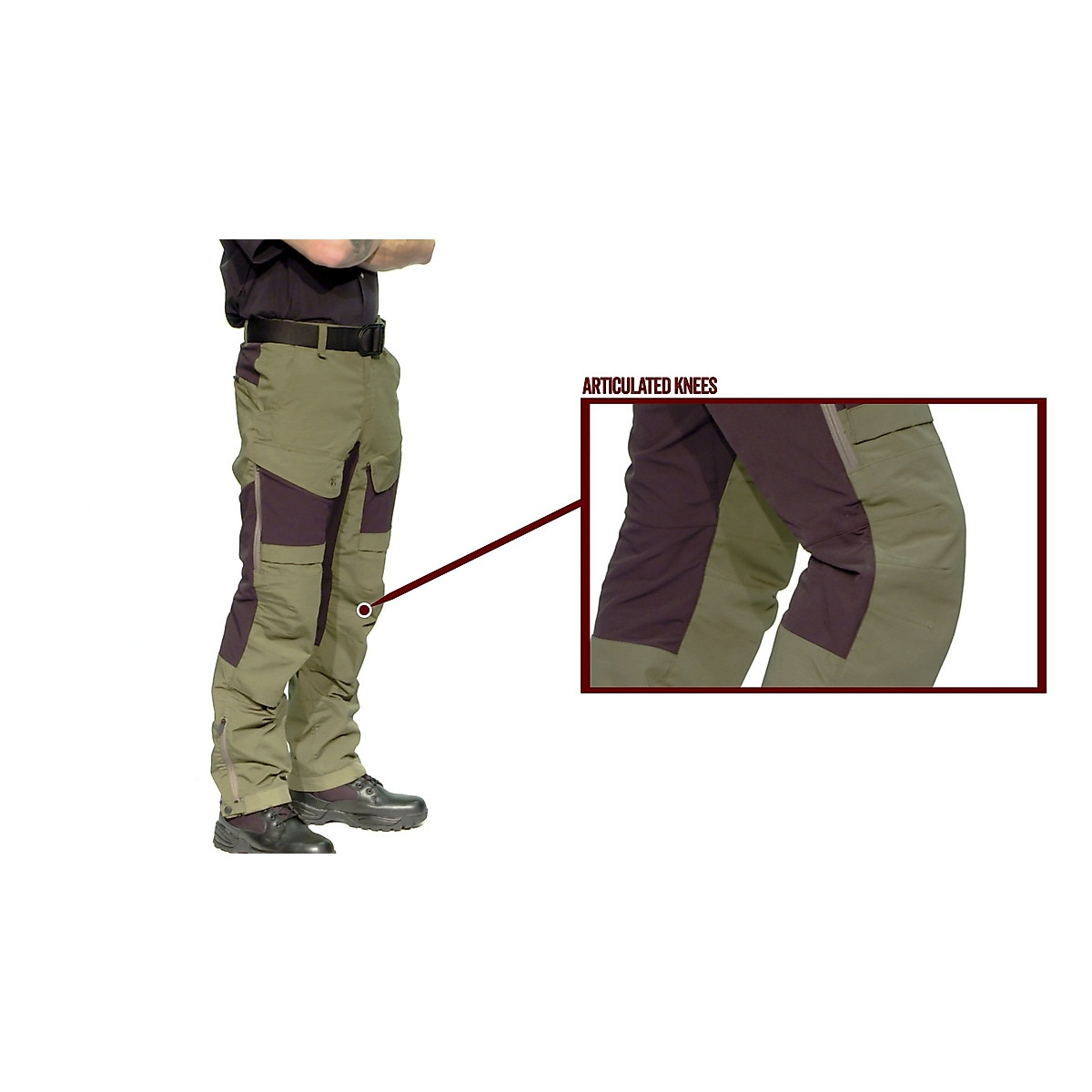 TRU-SPEC Men's 24-7 Series Xpedition Pant, Ranger Green/Black, 30W 30L