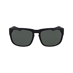 Dragon Men's Rune Rectangular Sunglasses, Matte Black/G15, 58 mm