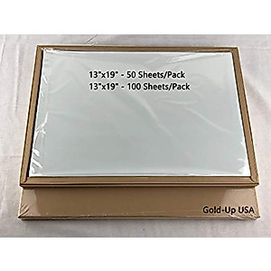 13 x 19 Inch Waterproof Inkjet Transparency Film for Silk Screen Printing - 1 Pack (100 Sheets)
