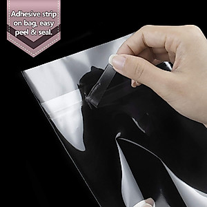 Golden State Art, Pack of 100, Acid-Free Crystal Clear Sleeves Storage Bags for Photo Prints Framing Mats Mattes (Bag Size: 11 3/8 x 14 1/8 inches for 11x14 Mats)