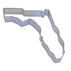 R&M Florida State Cookie Cutter in Durable, Economical, Tinplated Steel