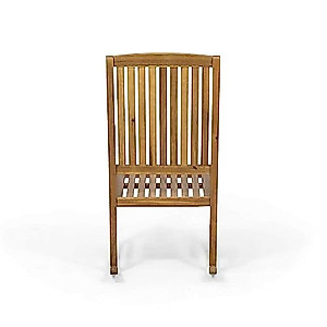 UYSB Acacia Wood Rocking Chairs (Set of 2) Chair Rocking Chair Rocker Chair Rocker Camp Chair Rocker Recliner Rocking Camp Chair Rocking Chairs Outdoor Rocking Chair Swinging Camping cha