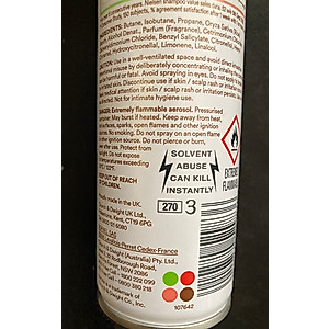 Batiste Shampoo Dry Bare 6.73 Ounce (200ml) (3 Pack)