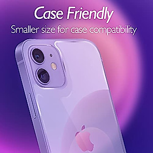 Shacoryze Back Screen Protector for iPhone 12 [2-Pack], Rear Tempered Glass [Haptic Touch] Temper Glass Film Premium HD Clarity Anti-Fingerprint/Scratch Compatible with iPhone 12 (6.1 inch)