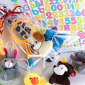 Super Z Outlet Mini Cute Plush Animals for Children, Shows, Playtime, Schools - (Pack of 20)