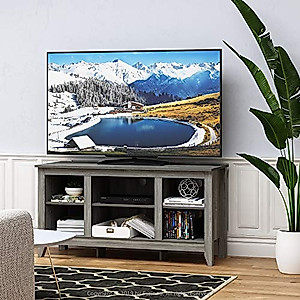 FURINNO Brahms Storage Shelf, 3-Tier, French Oak Grey/Black,19209GYWBK