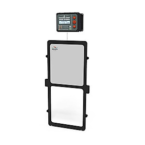 Manna Pro Harris Farms Automated Chicken Coop Door – Auto Door with Built-in Timer and Light - Flock Security System,White