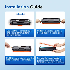 Valuetoner Compatible Toner Cartridge Replacement for HP 201A 201X CF400X CF400A CF401A CF402A CF403A for Color Pro MFP M277dw M252dw M277c6 M277n M277 M252n Printer(Black, Cyan, Magenta, Yellow)