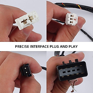 Dasbecan A/C Heater Blower Motor Wiring Harness Compatible with Chevrolet Colorado GMC Canyon 2004-2012 Replaces# 89019303 89019124 97287182