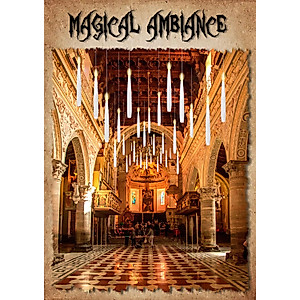 GenSwin 22pcs Flameless Floating Candles with Magic Wand Remote Timer, Battery Operated Hanging Window Candles Flickering, 6.1" LED Electric Candles for Christmas Halloween Decorations(White)