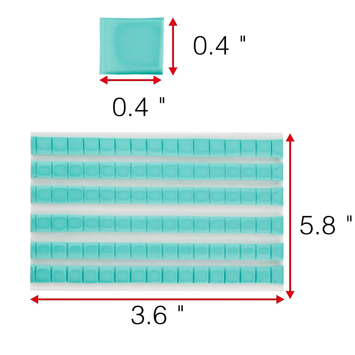 Adhesive Poster Sticky Tack Putty Multipurpose Mounting Putty Tacky Putty,hitsuki Sticky Putty Poster Ticky Tack Wall Putty for Hanging Things Pictures Reusable Removable,192 Pcs,Light Blue+White