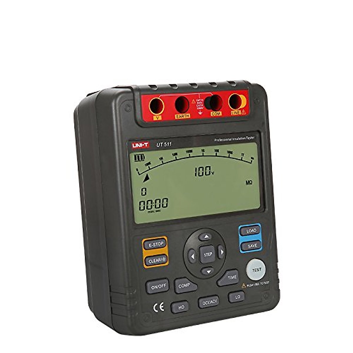 UNI-T UT511 Insulation Resistance Tester 100V/250V/500V/1000V 0%～20% High-Voltage PI DAR Tester