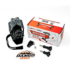 Dango Design Gripper Mount - Universal Clamp Mount for Action Cameras, Use as a Mount on Motorcycle, Powersports Helmets & More - Bomber Blue