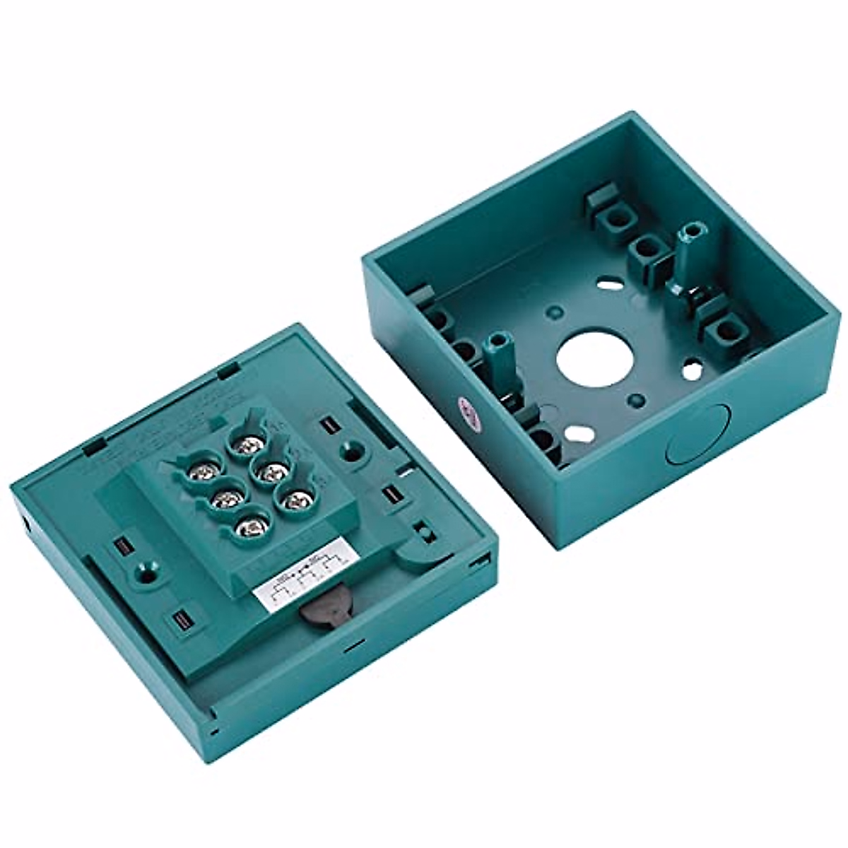 Broken Glass Fire Emergency Exit, Door Emergency Exit Fire Alarm Button Release Safety Button for Home/Business Security Fire Emergency Box