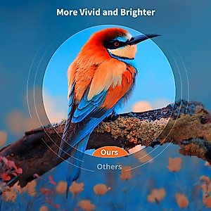 Portable Projector, Movie Projector Support 1080P 200" Display, Compatible with Fire TV Stick/PS4, Projector for Outdoor Movie for Phone with HDMI, VGA, SD/TF, AV, USB